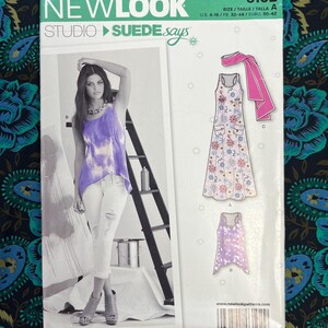 Bust 29.5-38” Uncut New Look Sewing Pattern 6102, Suede Says Long ...