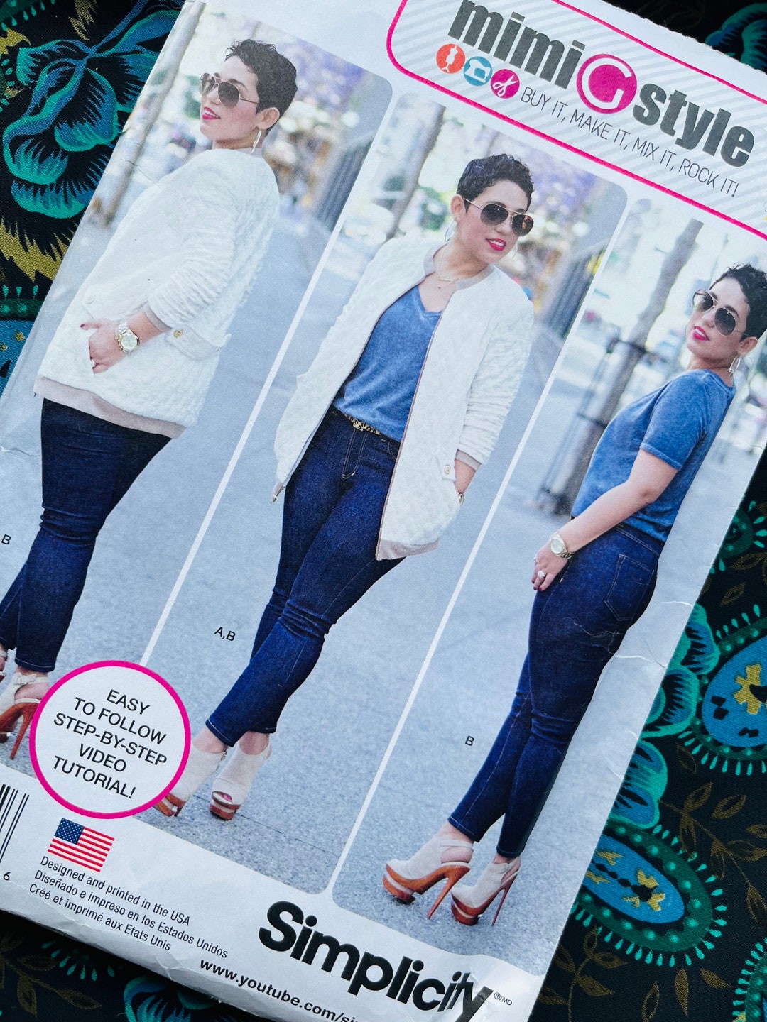 Bust 36-44” Uncut Simplicity Sewing Pattern 8222, Mimi G Knit Jacket ...