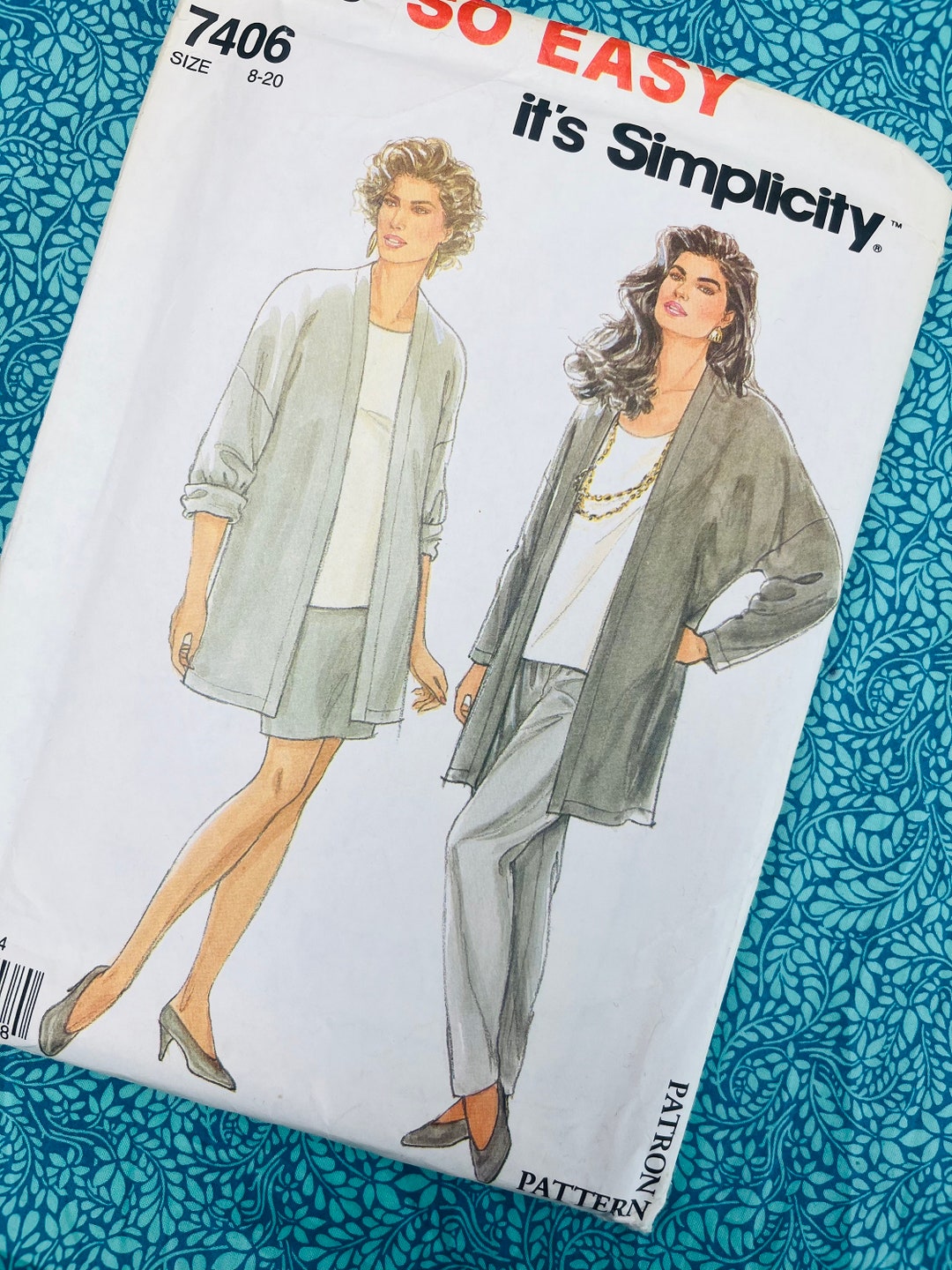 Bust 31.5-42 Vintage Uncut 90s Simplicity Sewing Pattern - Etsy