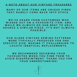 Bust 29.5-38” Uncut New Look Sewing Pattern 6102, Suede Says Long ...