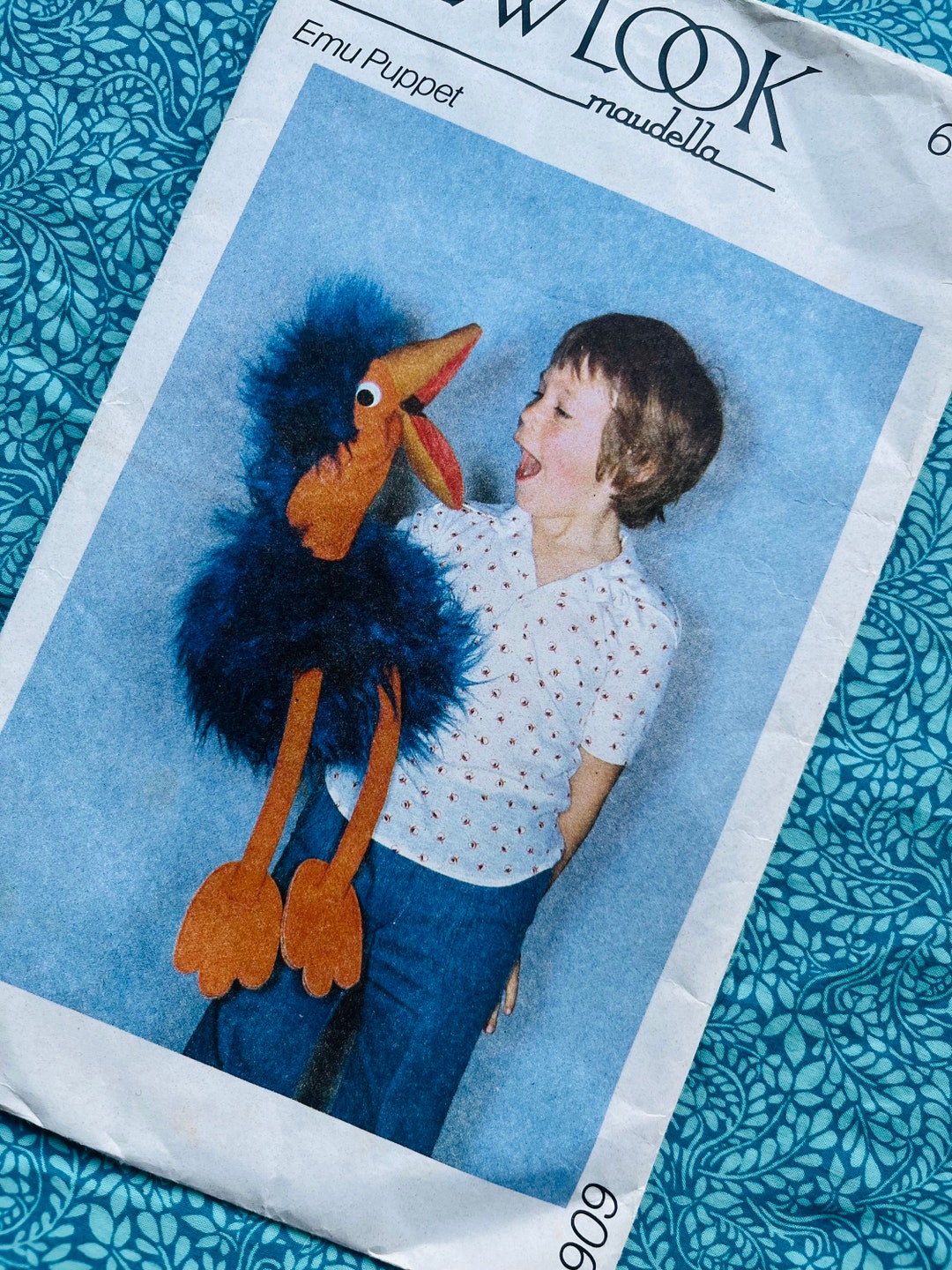 Vintage New Look Maudella Sewing Pattern 6063 Emu Puppet Rod - Etsy