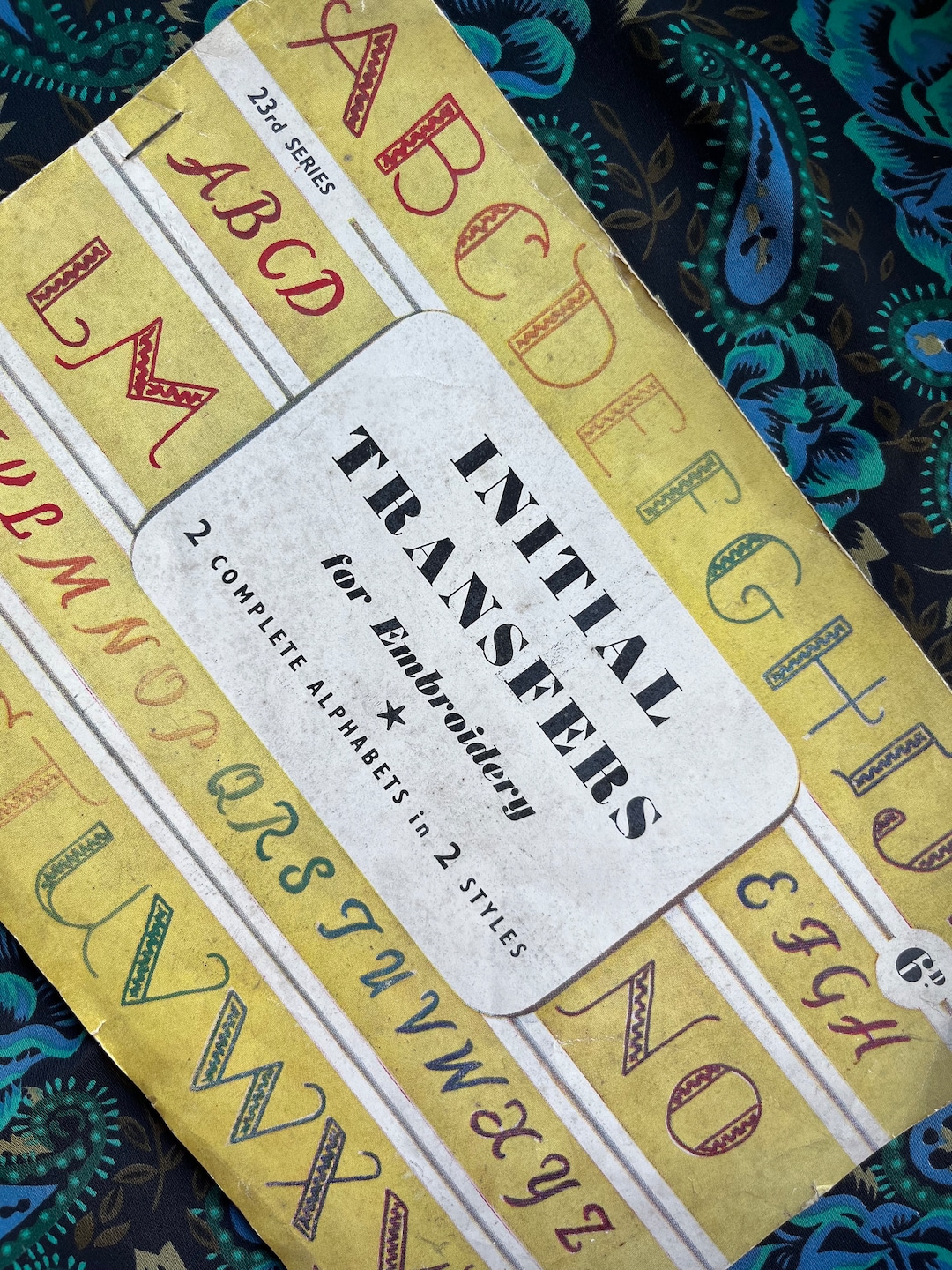 Vintage Initial Transfers for Embroidery, 2 Complete Alphabets in 1 ...