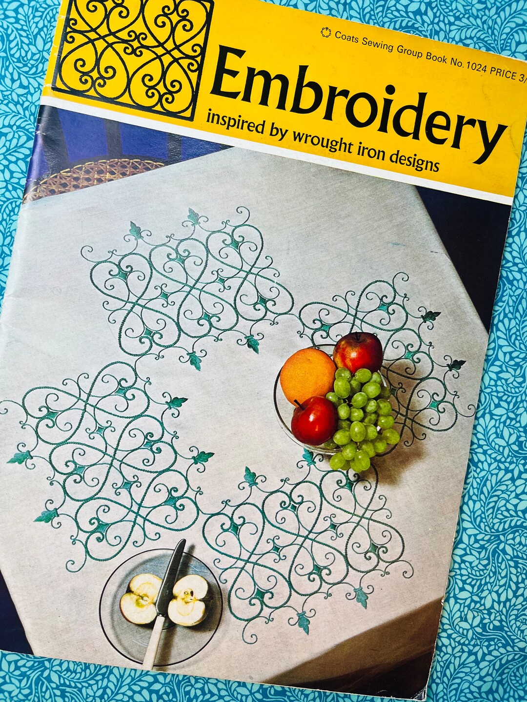 Vintage 60s Embroidery Inspired by Wrought Iron Designs Book With ...