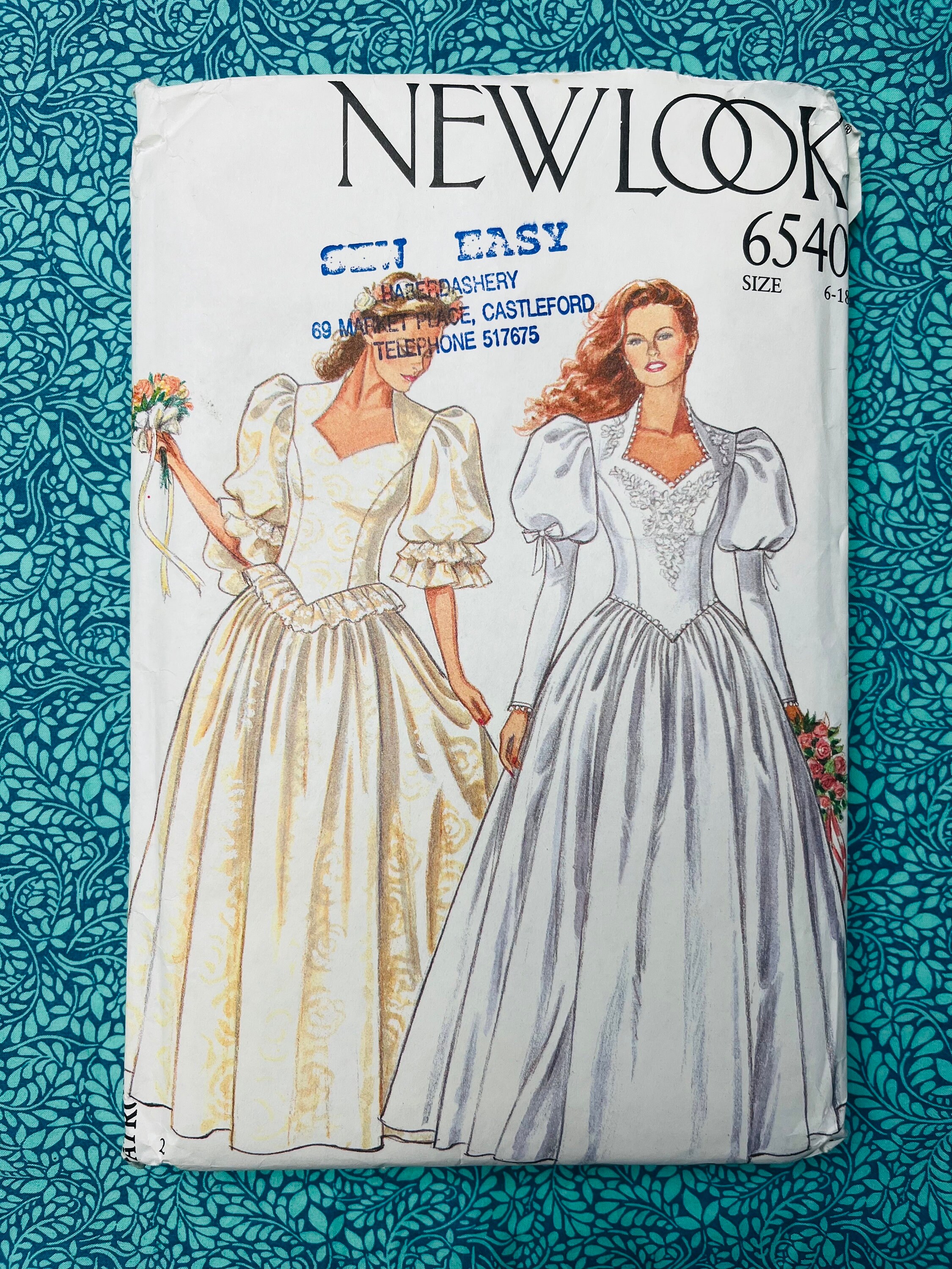 Bust 30.5-40 Vintage 80s New Look Sewing Pattern 6540 - Etsy UK