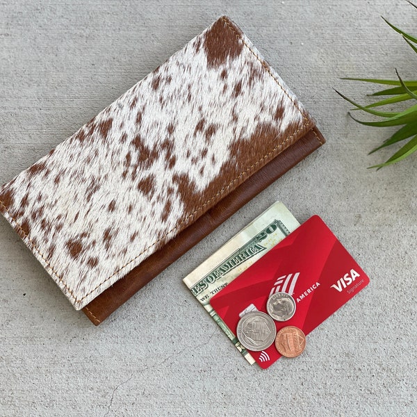 Small Wallet Cow Hide - Etsy