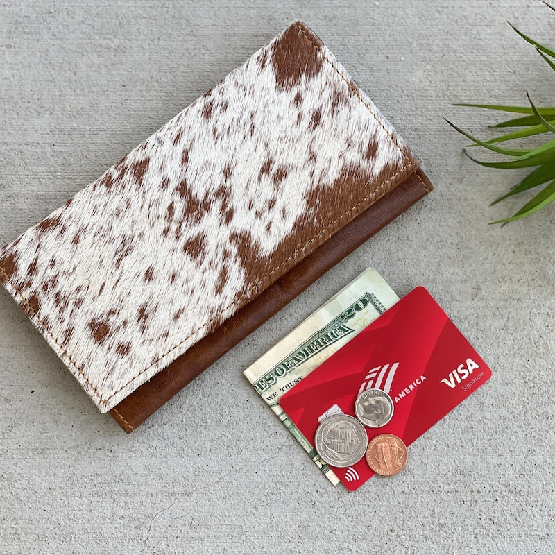 Cow Leather Wallet - Etsy