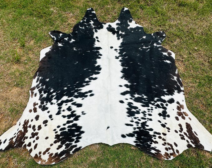 100% Natural Tri Color Luxurious Cowhide Animal Skin Cow Hide Area Rug ...
