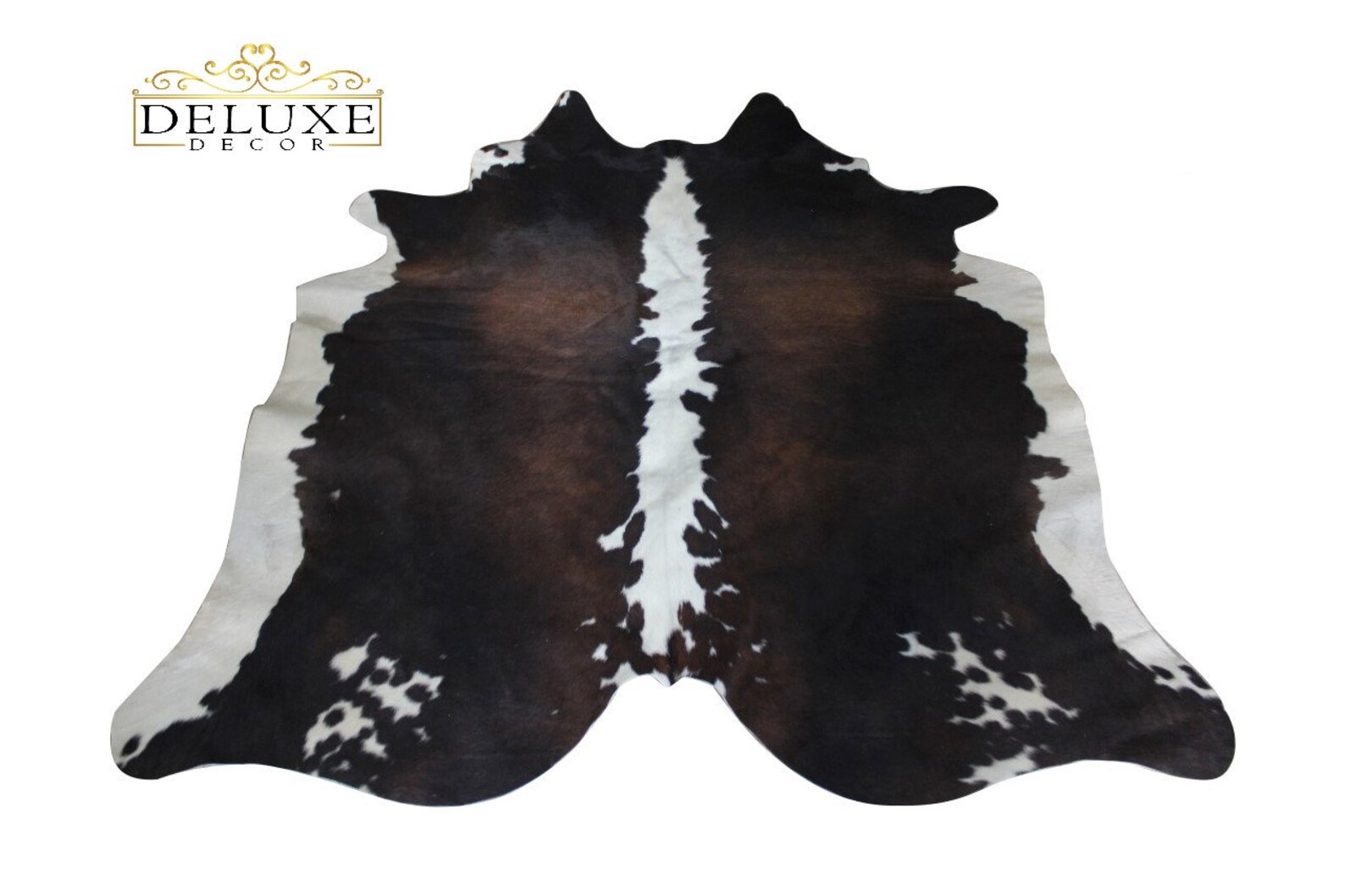Tri-color Cowhide Rug: Premium Natural Animal Skin Area Rug - Etsy