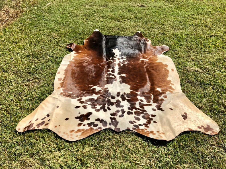 100% Natural Tri Color Luxurious Cowhide Animal Skin Cow Hide - Etsy