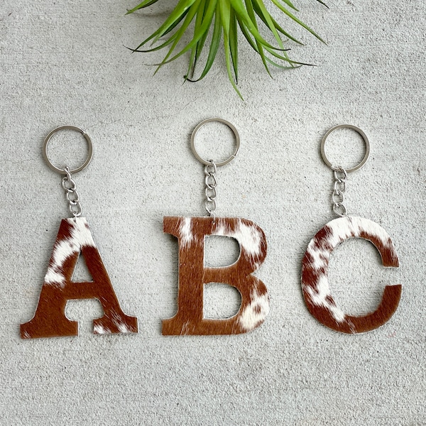 Alphabet Keychain - Etsy