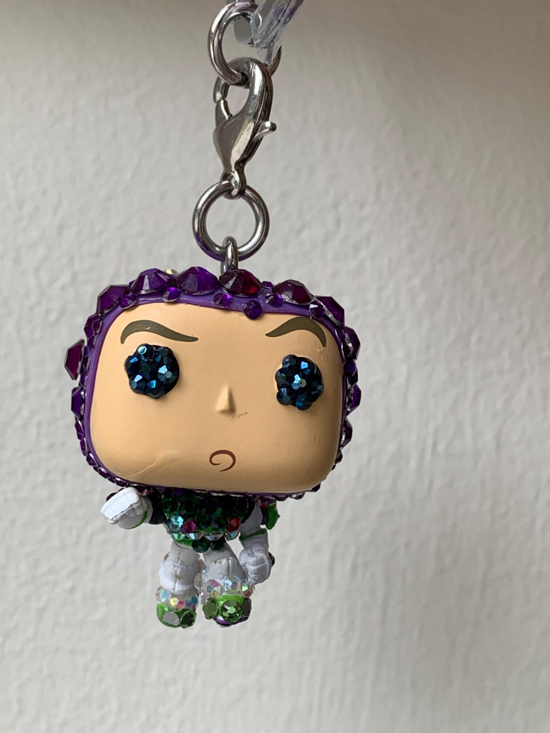 Buzz Lightyear Funko Pop Keyring With Rhinestones Embellishment - Etsy