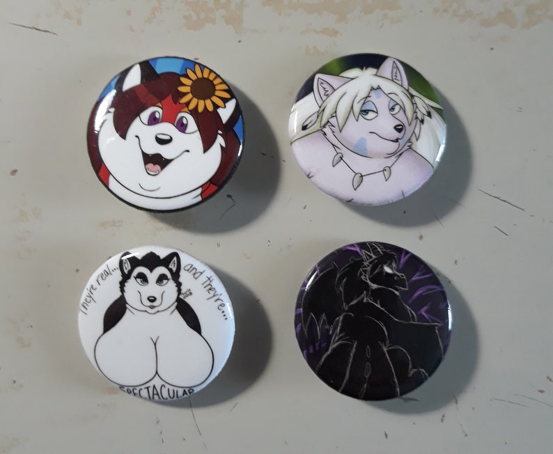 Furry Buttons Etsy