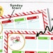 Elf Report Weekly Calendar, Elf Report Card, Christmas Elf Printable ...