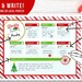 Elf Report Weekly Calendar, Elf Report Card, Christmas Elf Printable ...