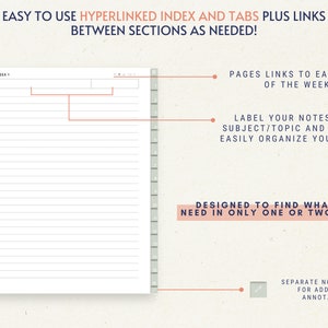 Digital Student Planner, Student Digital Notebook, Digital Planner ...