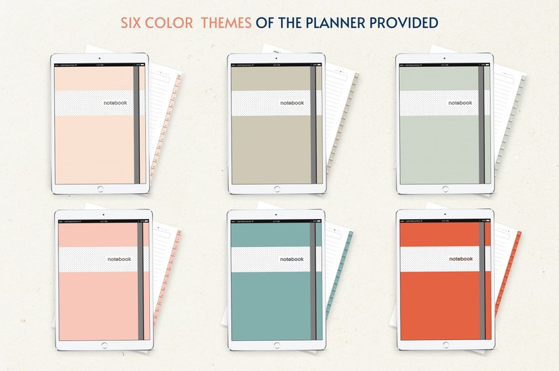 Digital Student Planner With 16 Weekly Tabs and Separate Note Pages for ...