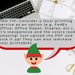 Elf Report Weekly Calendar, Elf Report Card, Christmas Elf Printable ...