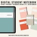 Digital Student Planner With 16 Weekly Tabs and Separate Note Pages for ...