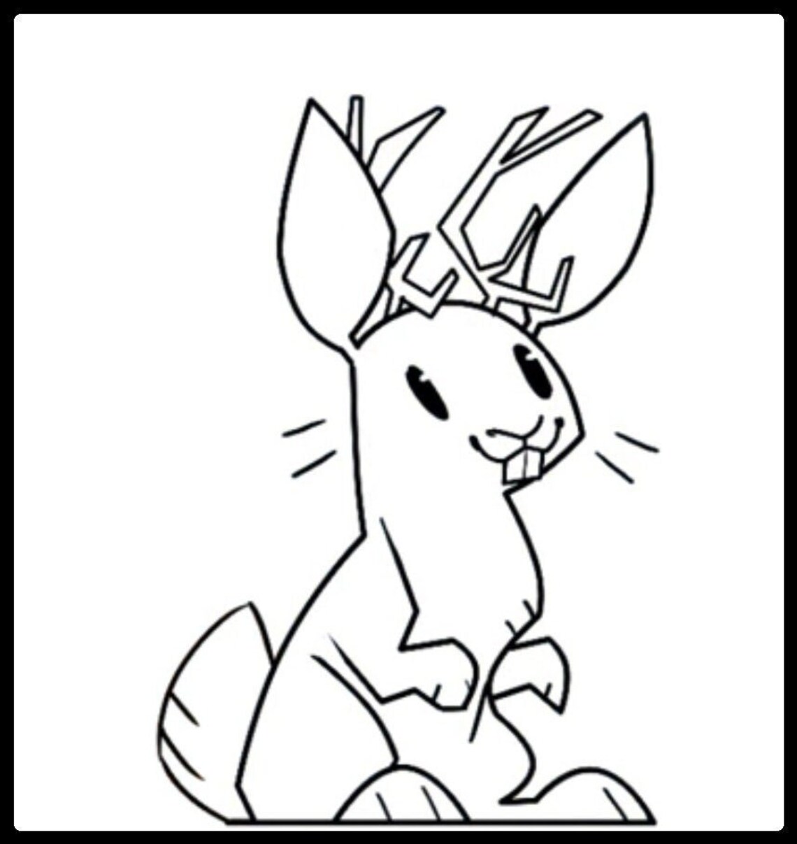 Cryptid Coloring Pages Sketch Coloring Page