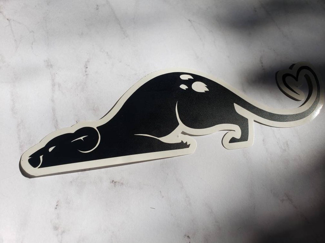 Heart Rat Decal - Etsy