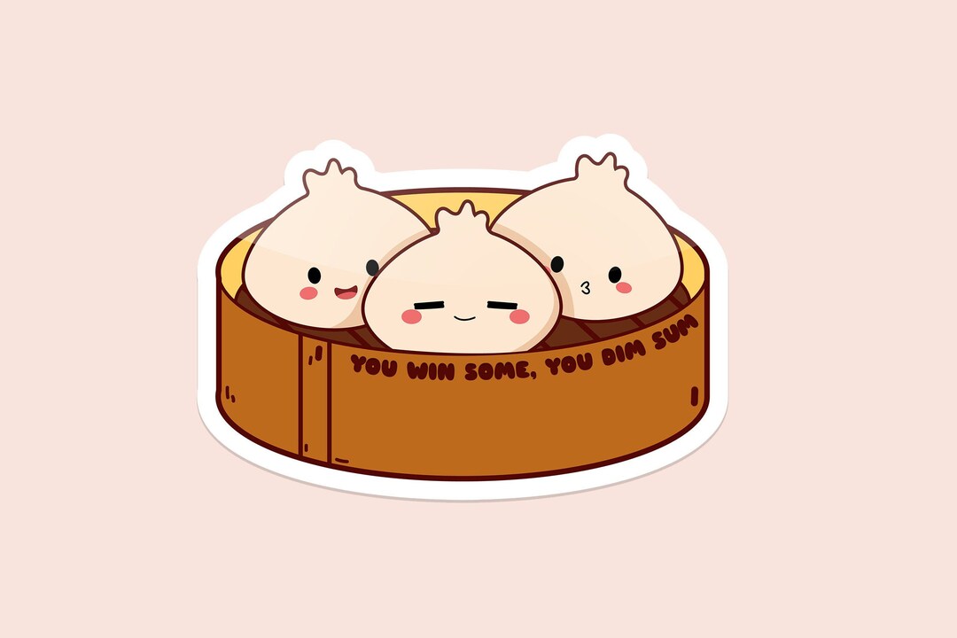 Dim Sum Cute Food Stickers Aesthetic Chinese Takeout Dim Sum - Etsy