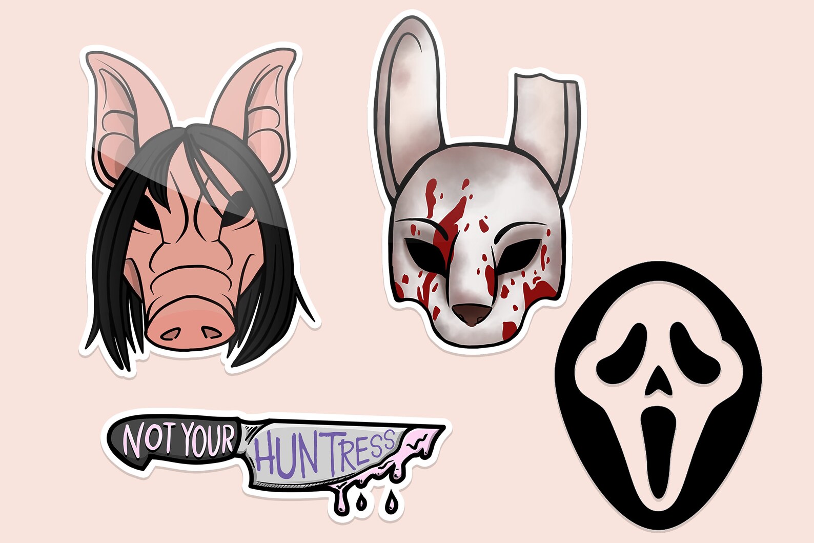 Huntress DBD Stickers Ghostface Dead by Daylight Sticker | Etsy