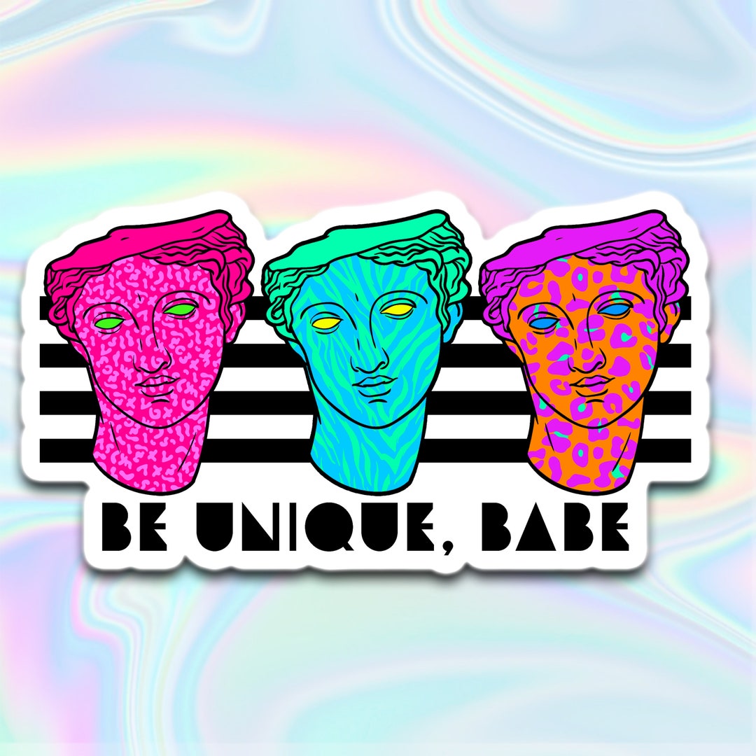 Greek Statue Stickers Sticker Pack Aesthetic Neon Laptop - Etsy
