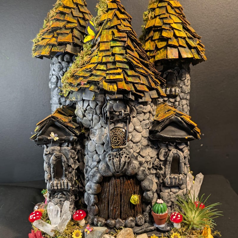 Ceramic Stone Castle - Etsy UK