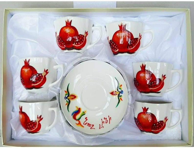 Armenian Coffee Cups Ceramic Cups Armenian Style Tea Bowl | Etsy