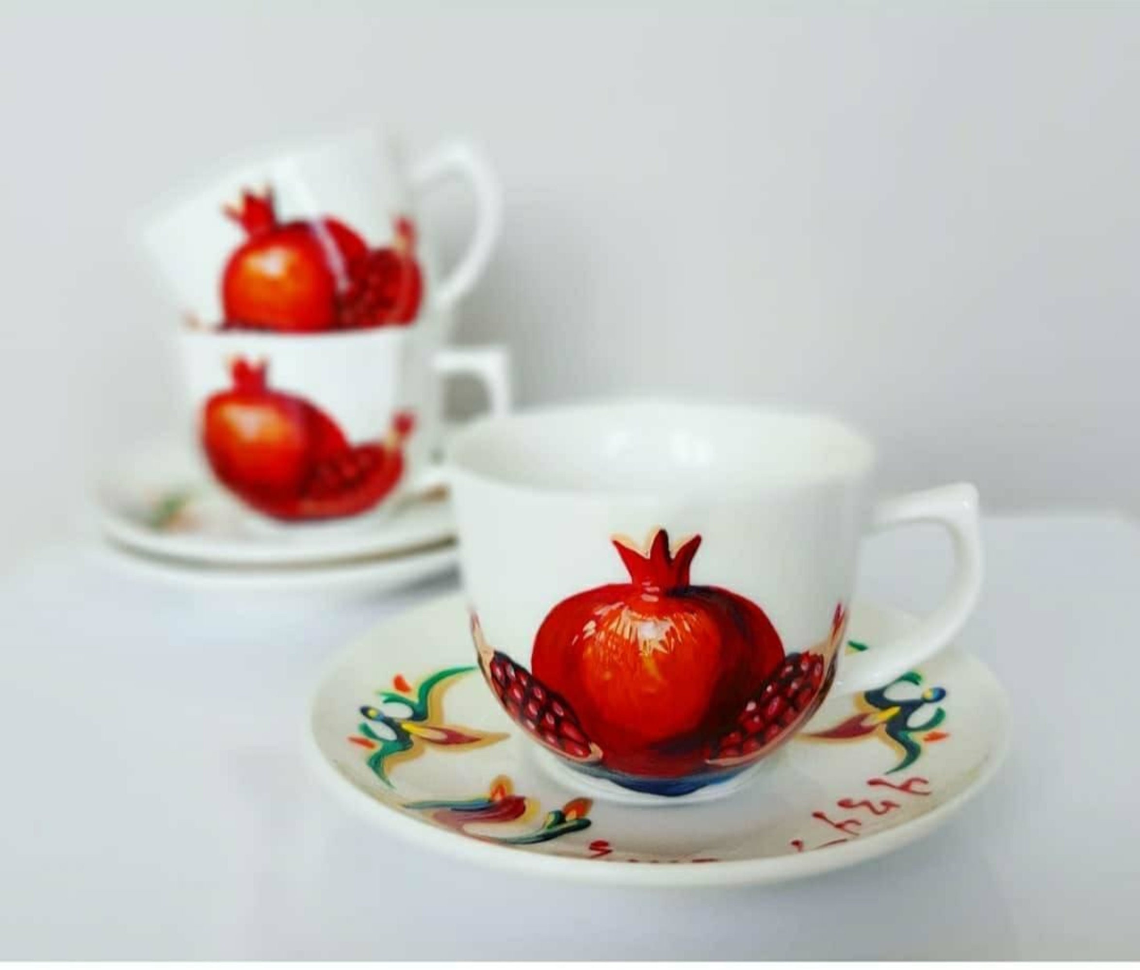 Armenian Coffee Cups Ceramic Cups Armenian Style Tea Bowl | Etsy