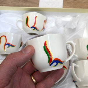 Armenian Coffee Cups, Ceramic Cups Armenian Style, Tea Bowl, Armenian ...