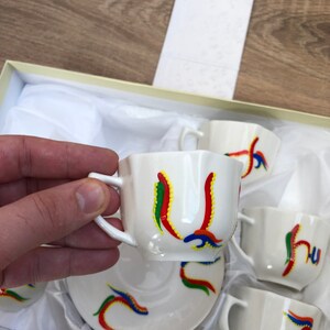 Armenian Coffee Cups, Ceramic Cups Armenian Style, Tea Bowl, Armenian ...