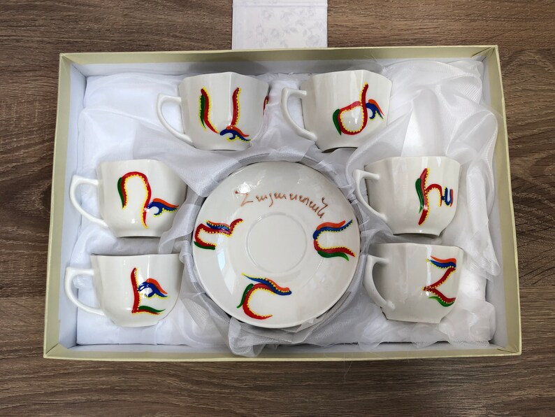 Armenian Coffee Cups Ceramic Cups Armenian Style Tea Bowl - Etsy