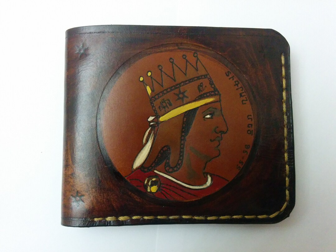 Armenian Wallet, Tigran Mets Wallet, Genuine Leather Wallet, Leather ...