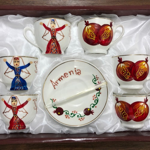 Armenian Cup Ceramic Cups Armenian Style Tea Bowl Armenian - Etsy