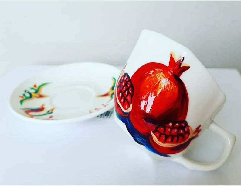 Armenian Coffee Cups Ceramic Cups Armenian Style Tea Bowl | Etsy