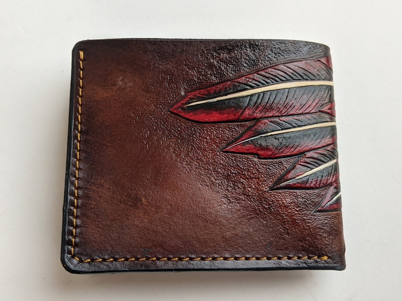 Indian Skull Wallet Red Man Native American Skull 3D - Etsy