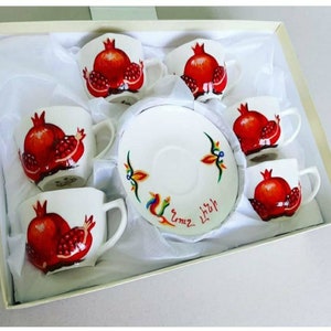Armenian Coffee Cups, Ceramic Cups Armenian Style, Tea Bowl, Armenian ...