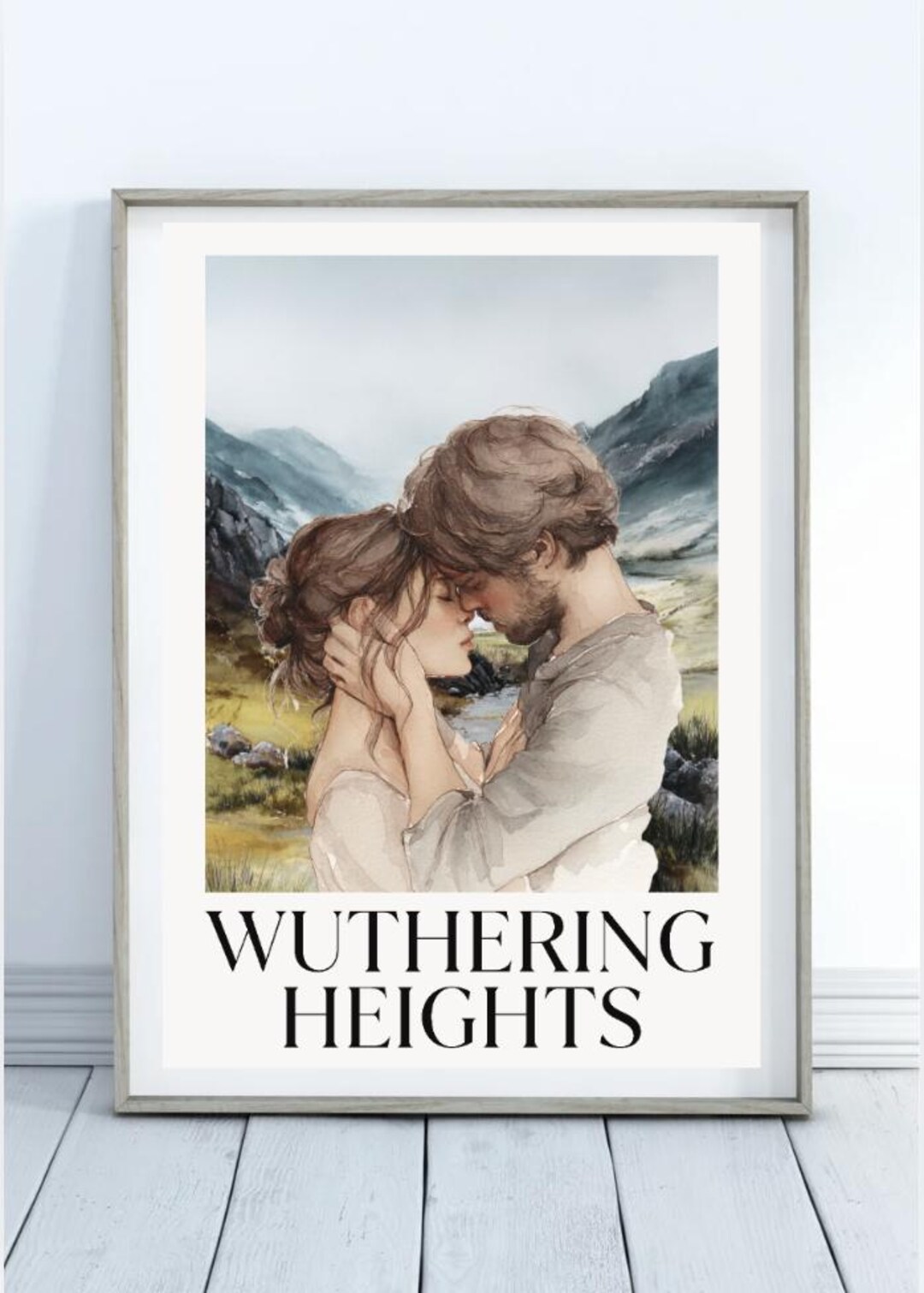 Wuthering Heights Bronte Victorian Art Poster Wall Art - Etsy