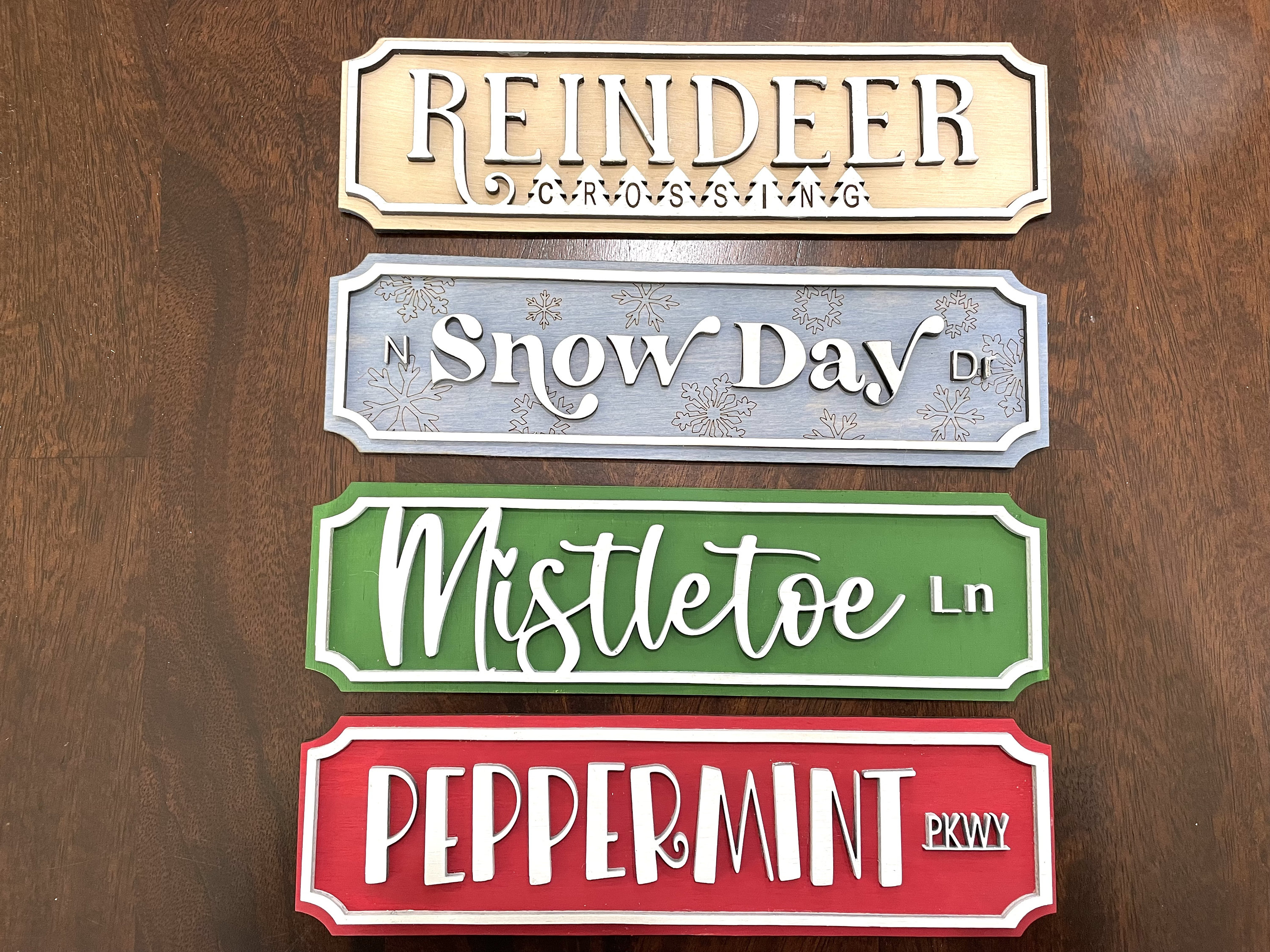 Christmas Road Signs Décor - Etsy