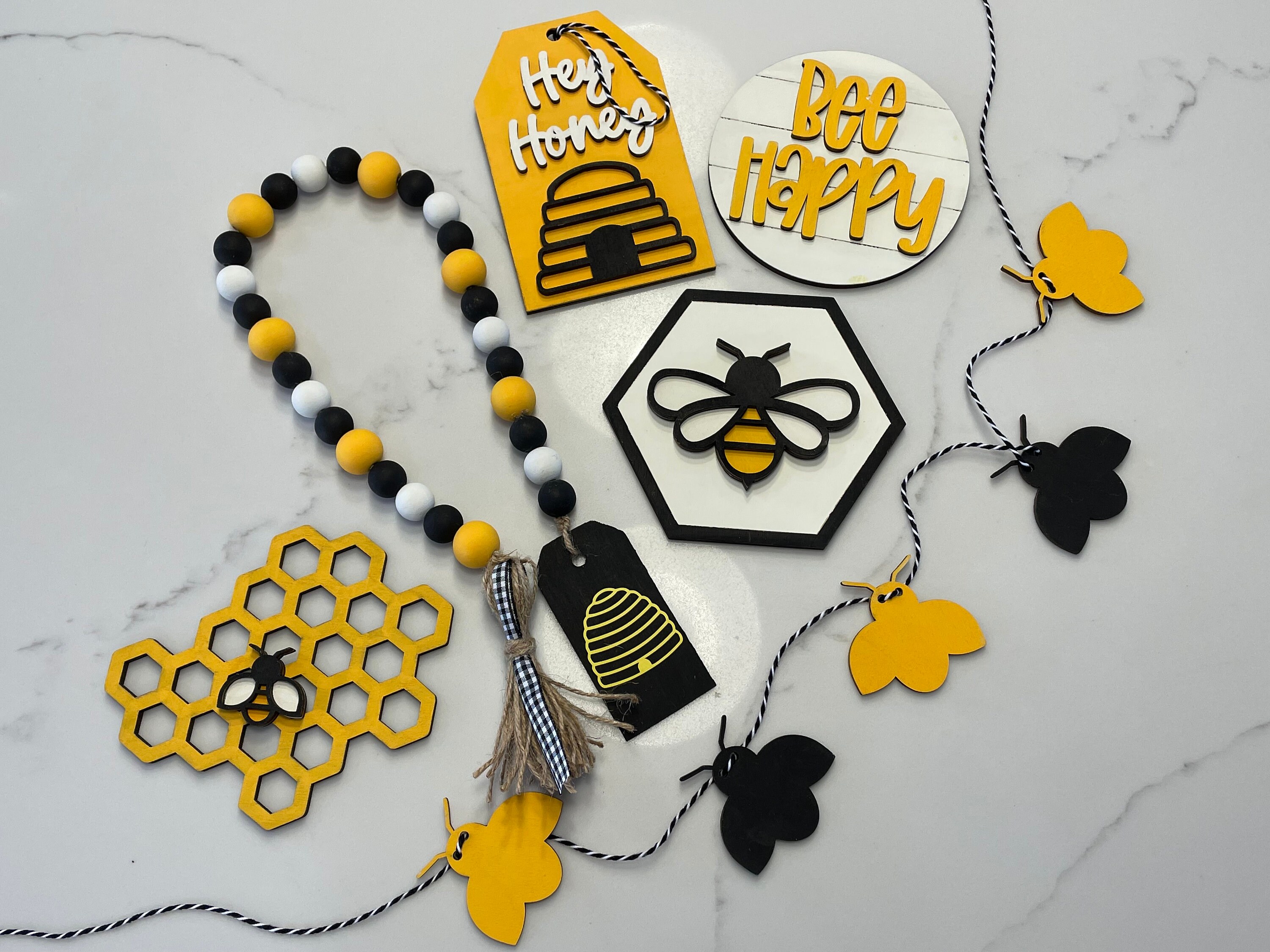 Bee Themed Tier Tray Bundle - Etsy