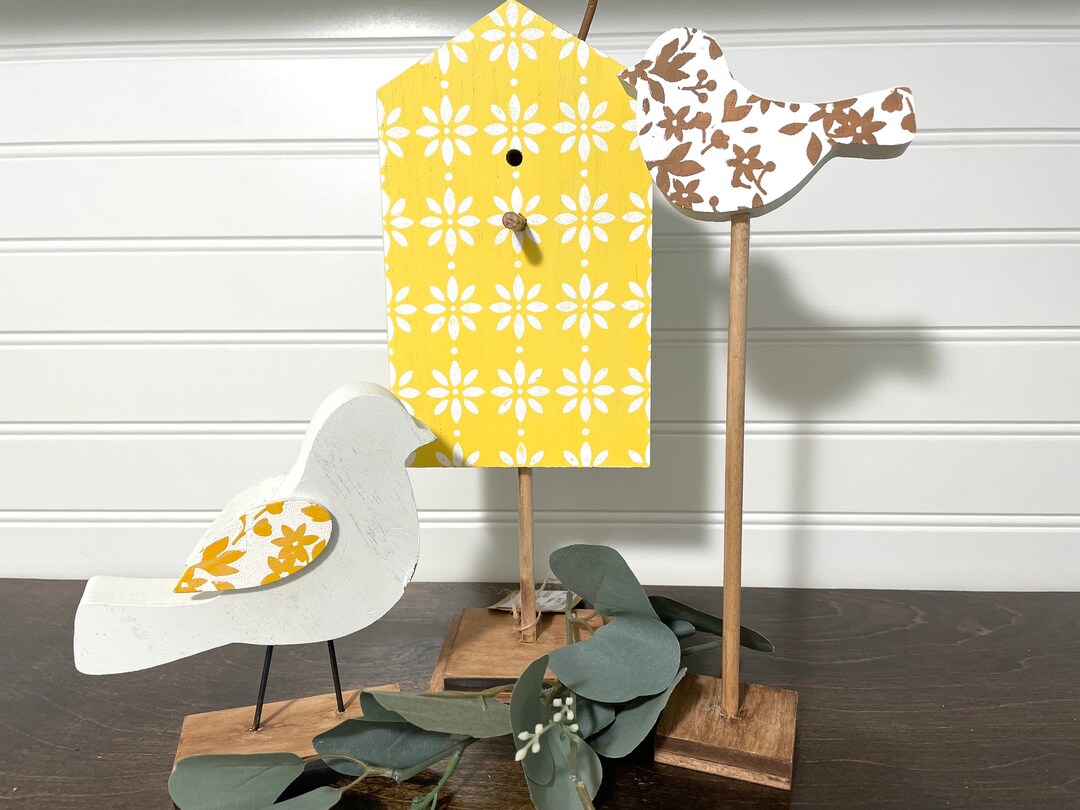 Bird House Sign Display - Etsy