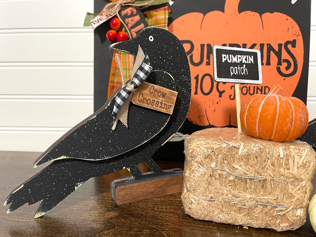 Black Crow Shelf Sitters - Etsy