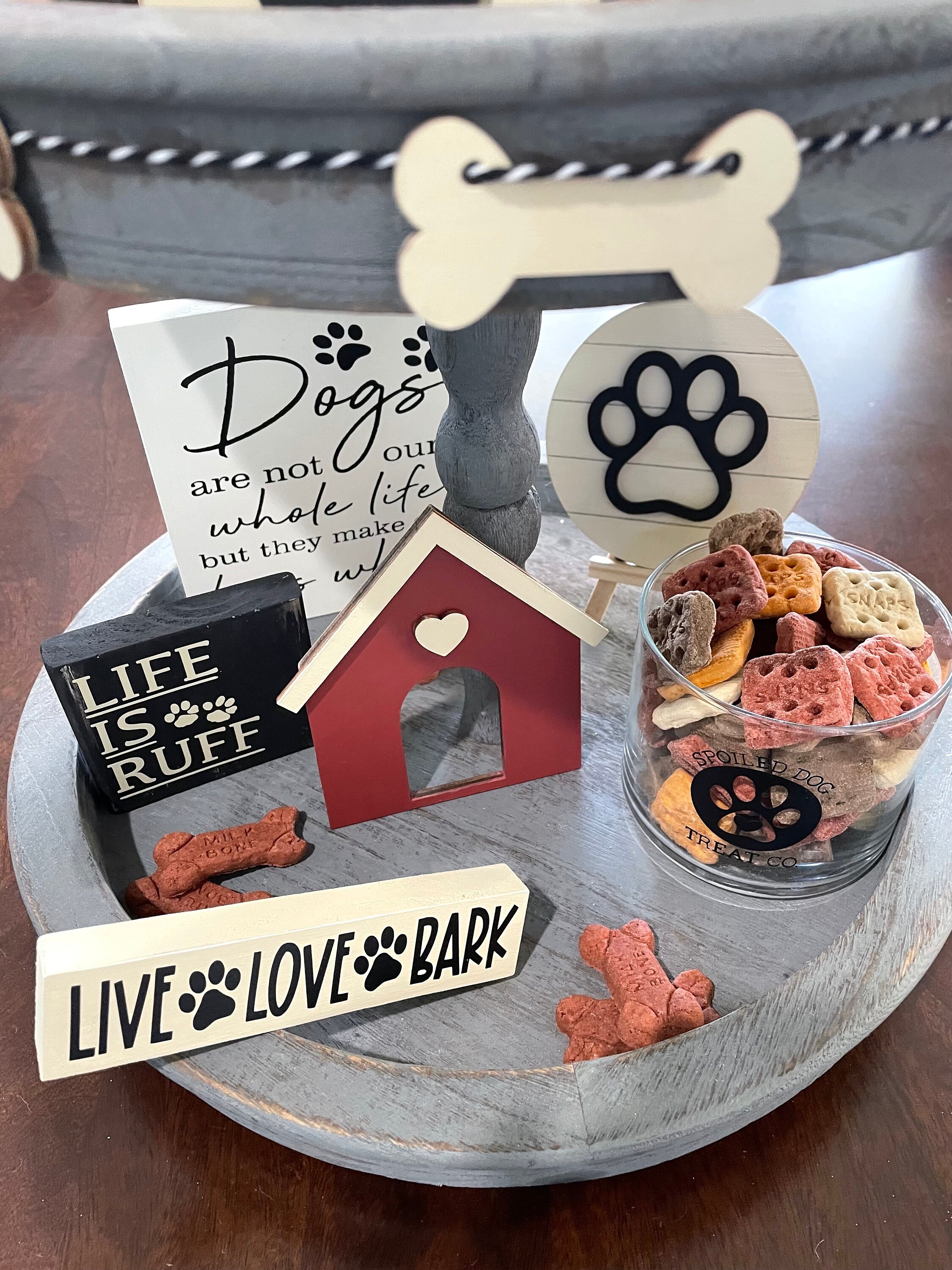 Dog Tier Tray Decor - Etsy