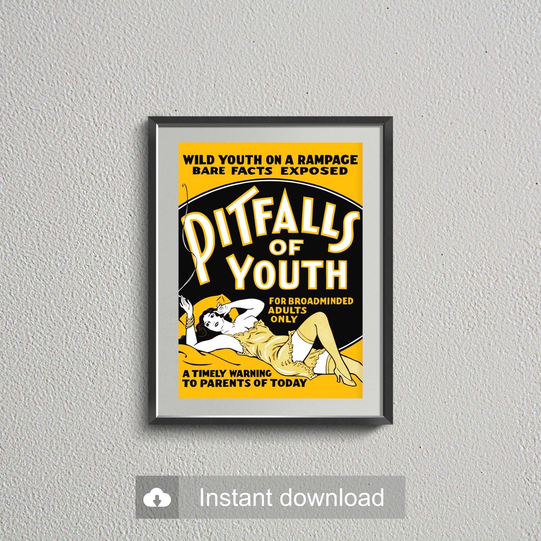 Vintage Anti-marijuana Poster Art | "pitfalls of Youth" Retro Cannabis ...