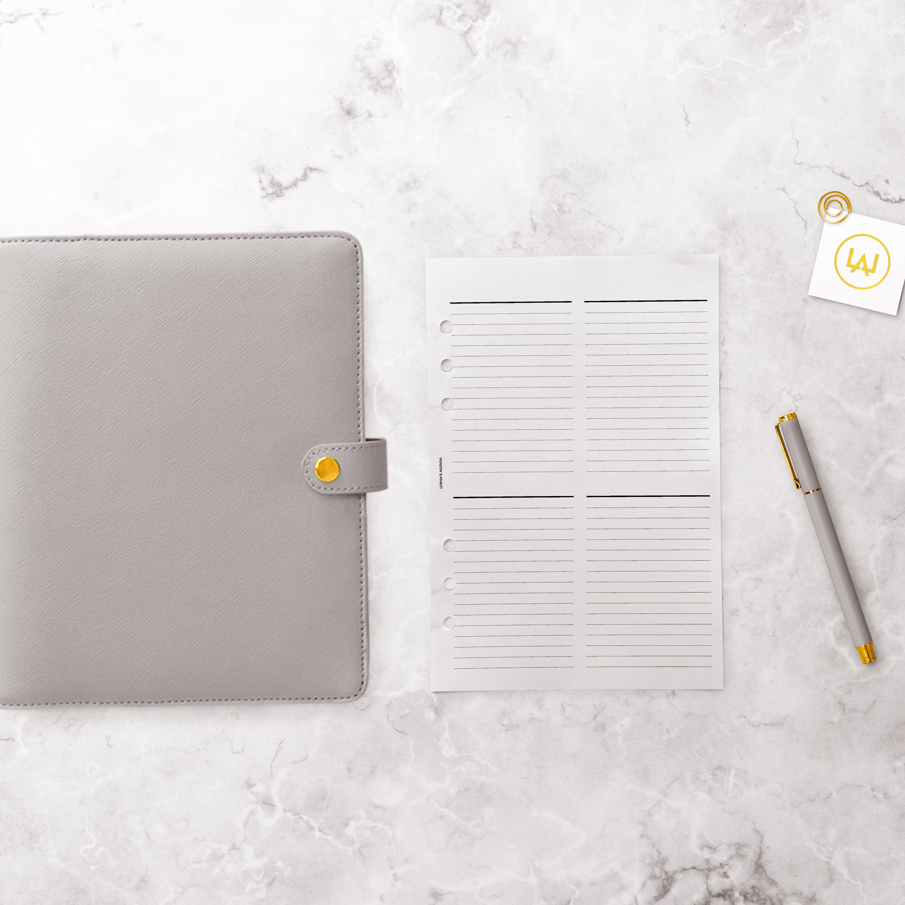 Lined Paper A5 Planner Inserts Note Pages Printable Planner - Etsy