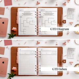Printable GTD Bundle Getting Things Done A5 Printable - Etsy