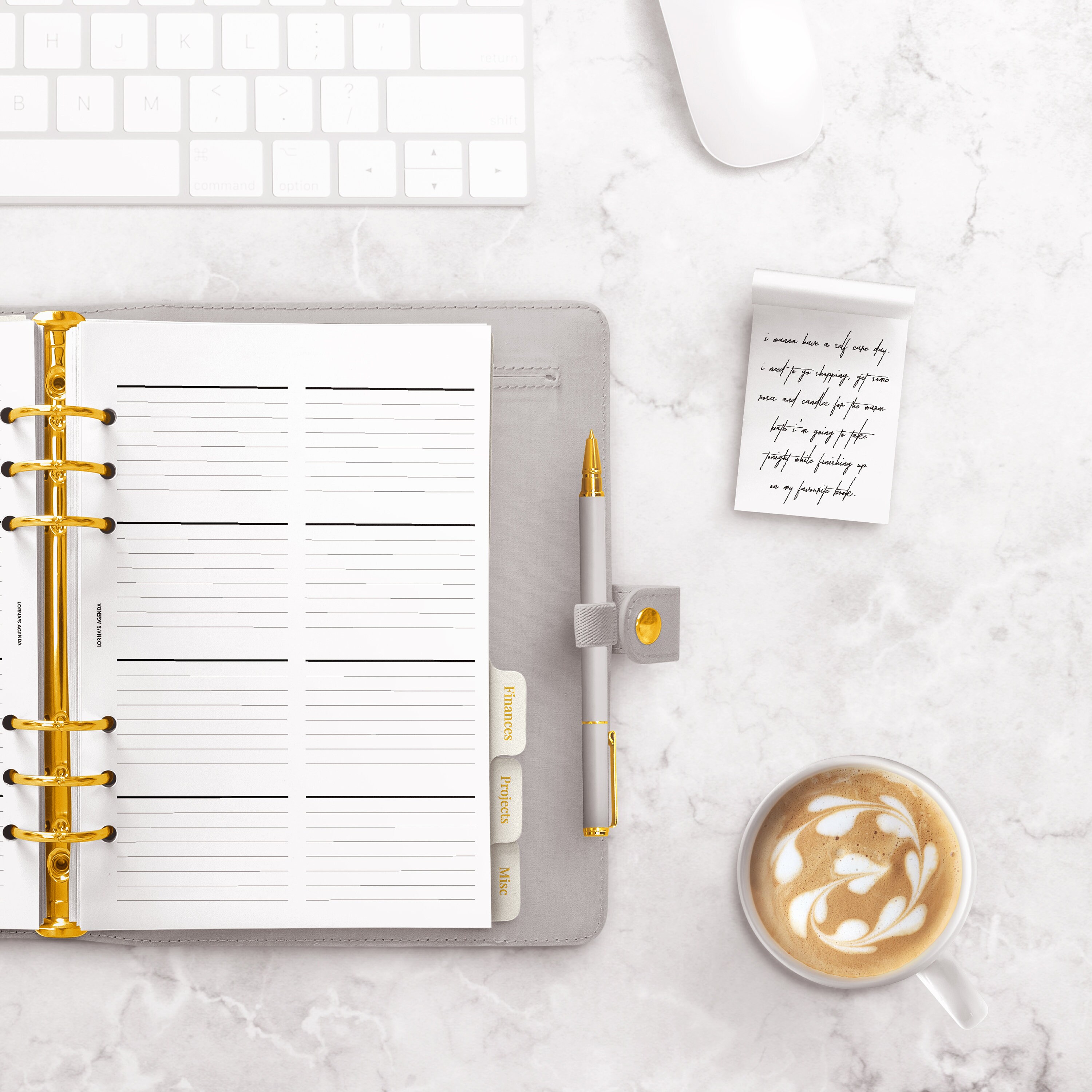 Lined Paper A5 Planner Inserts Note Pages Printable Planner Writing ...