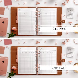 Printable GTD Bundle Getting Things Done A5 Printable - Etsy