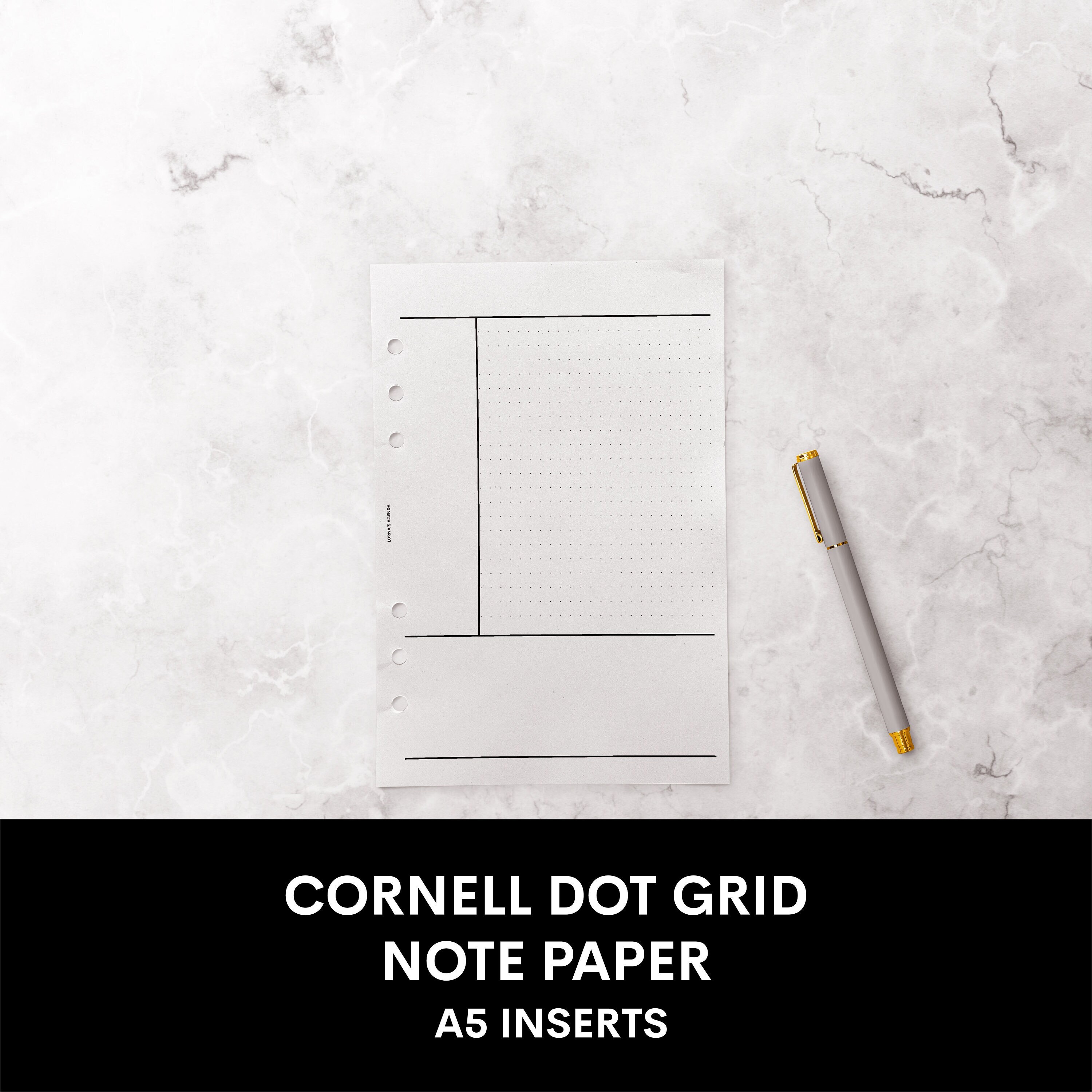 Cornell Notes Printable Planner Cornell Method A5 Planner - Etsy